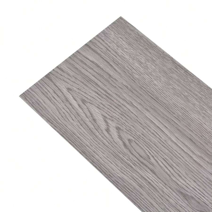 Self Adhesive Dark Grey PVC Flooring Planks 5.21 M2 2 Mm Thick ...
