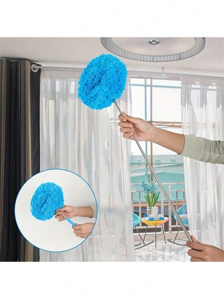 Microfiber Ceiling Fan Duster With Extendable Handle Blue, Gray, Long ...