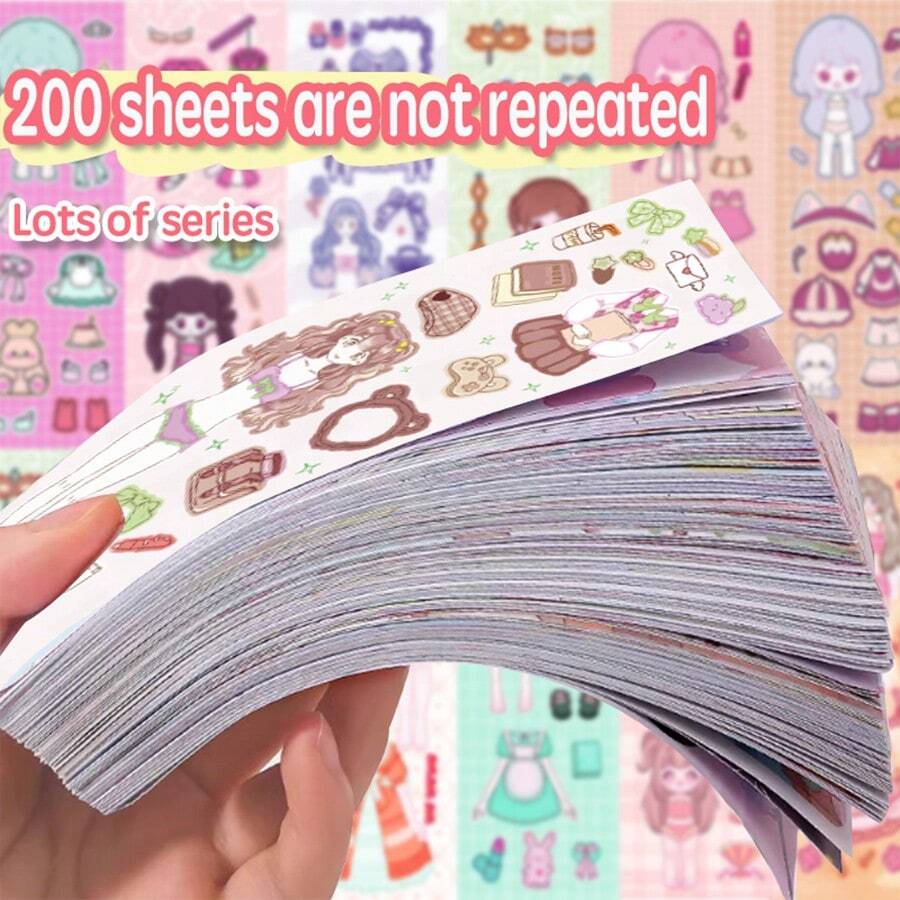 Princesses Dress Up With Goo Card Sticker Sets, Toy Girls And Children ...