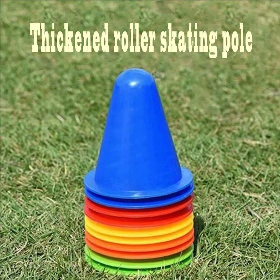 Plastic Wind-Resistant Rotating Cone Inline Skate Cones/Stanchions, 8cm ...