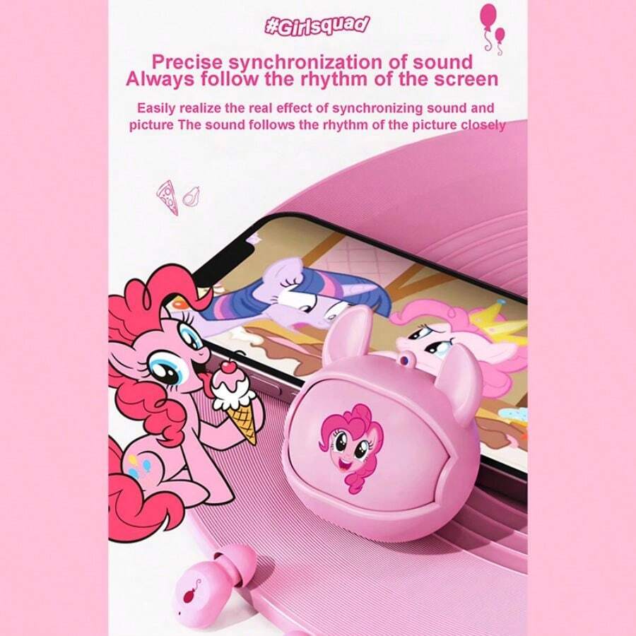 MY LITTLE PONY Bluetooth 5.3 Earphone Wireless Headphones Music Dual ...