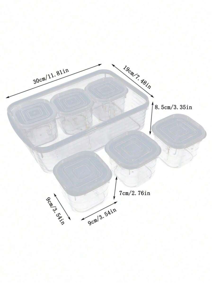 Multifunctional Refrigerator Storage Box Drain Seal Fresh Fruit Ginger ...