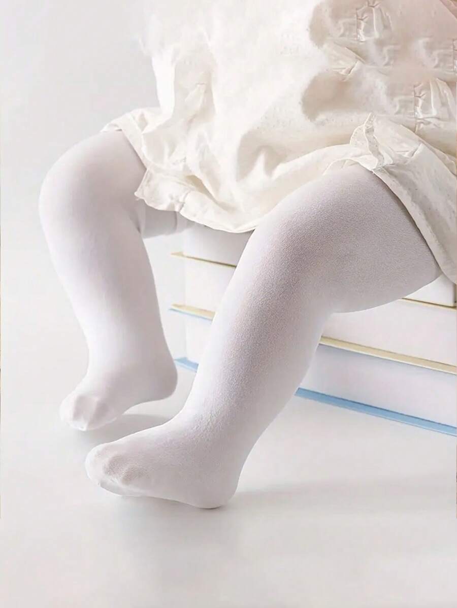 1pc Girls' Solid Color Soft Leggings, 1-12 Years Old, Fashion Tights ...