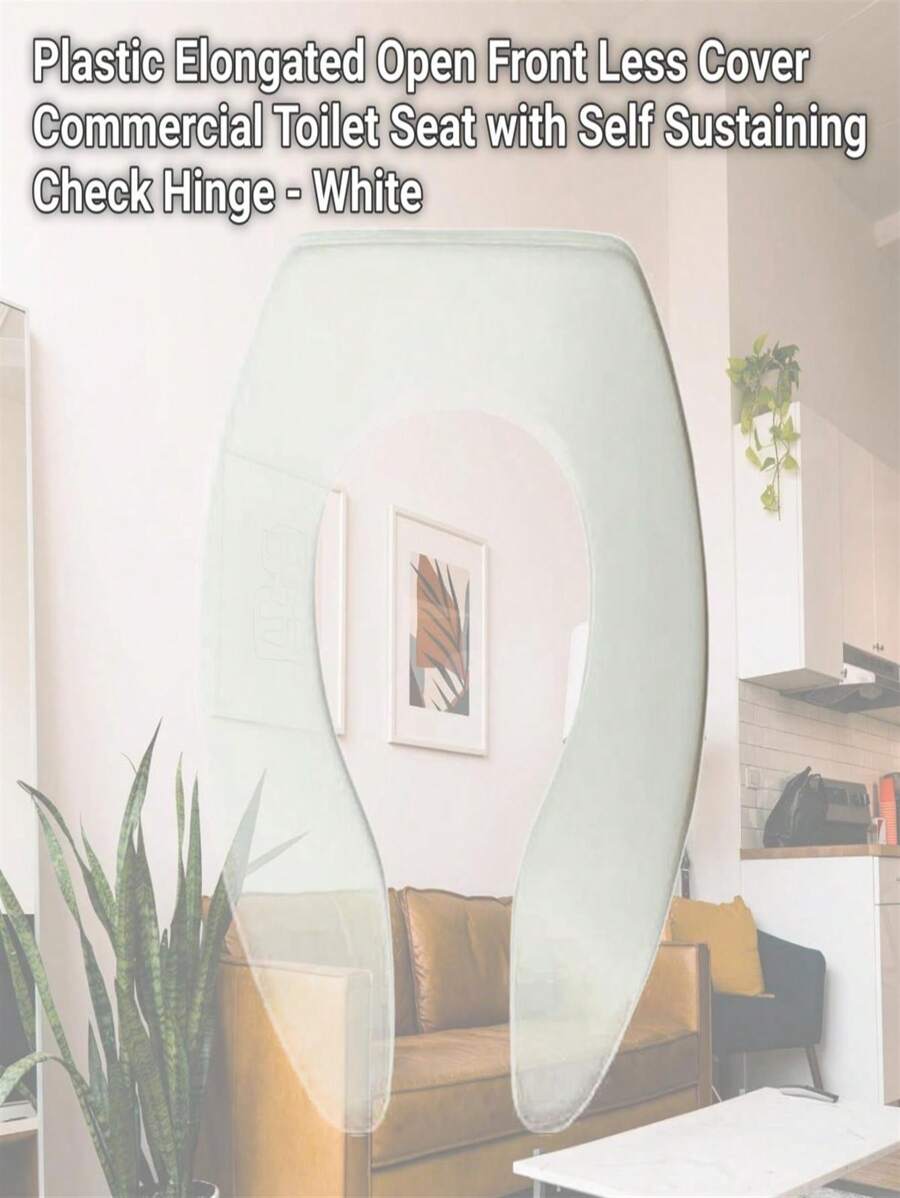 Olsonite 95SSCT000 Plastic Elongated Open Front Less Cover Commercial ...