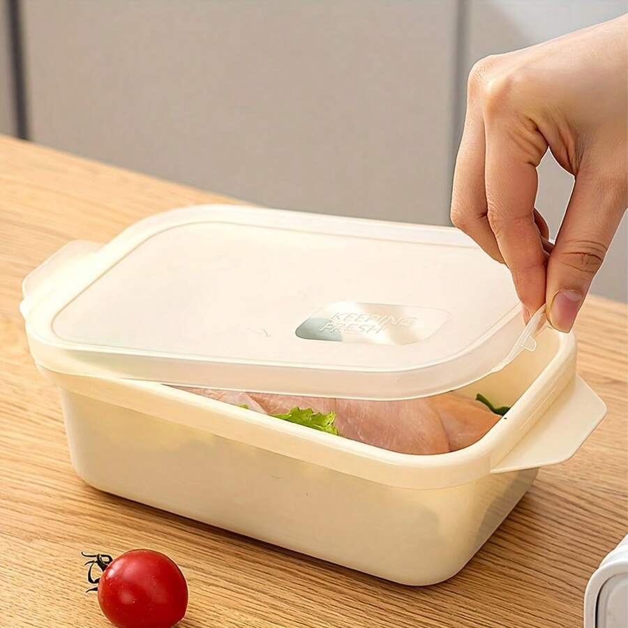 3-Piece Microwave Plastic Food Storage Containers - Multipurpose, Clip ...