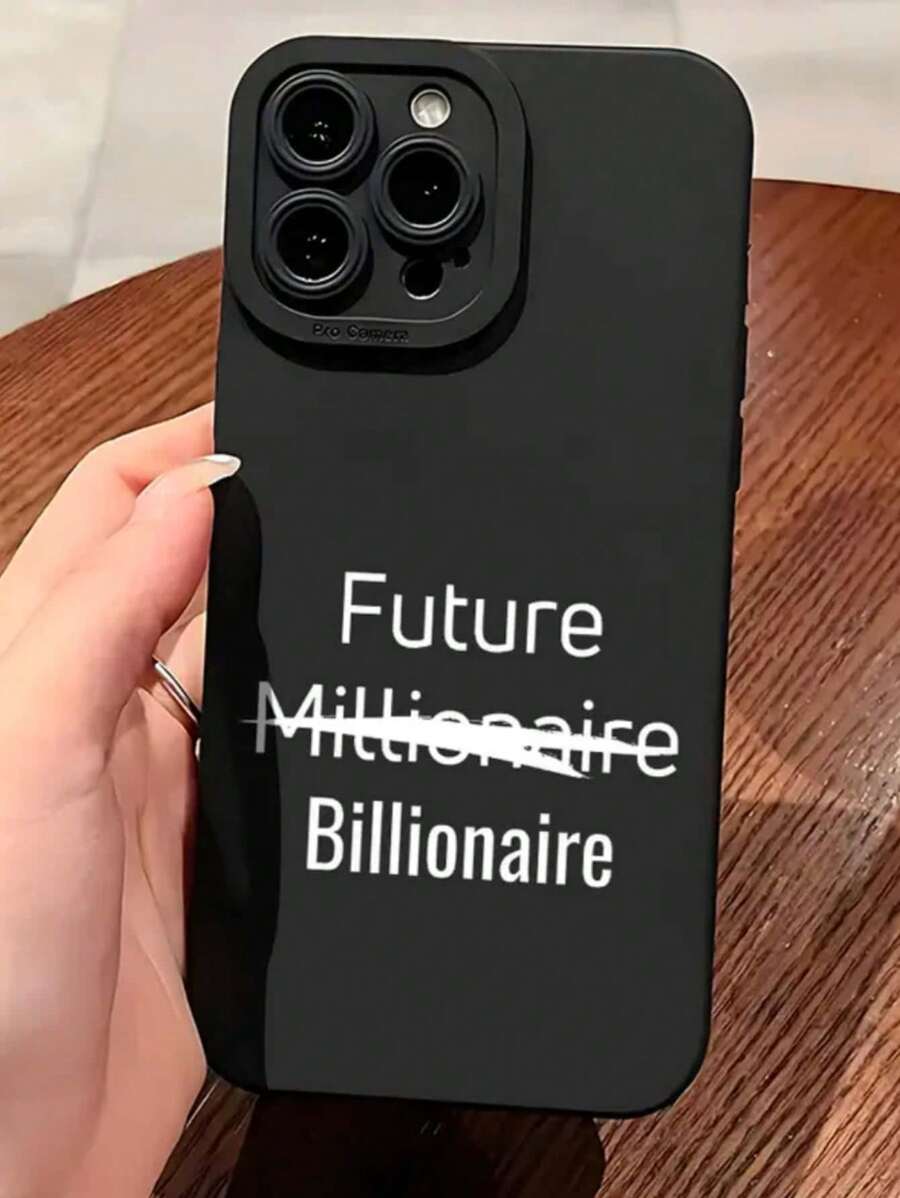 Slogan 1pc New Creative Letter Pattern Phone Case Suitable For IPhone ...