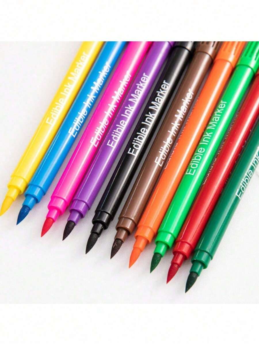 Dual-Head Food Color Pens For Cake Decorating, Cookies, Pastries ...