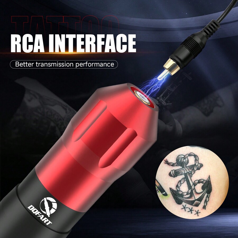 DQFART DQFART Wireless Tattoo Gun Kit 1200Mah Built-In Lithium Battery ...