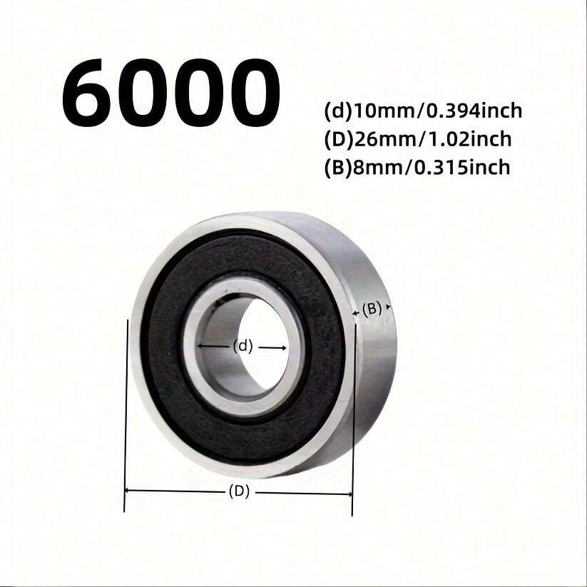 10pcs Ball Bearings 6000 6001 6002 6003 6004 All Models Available High ...