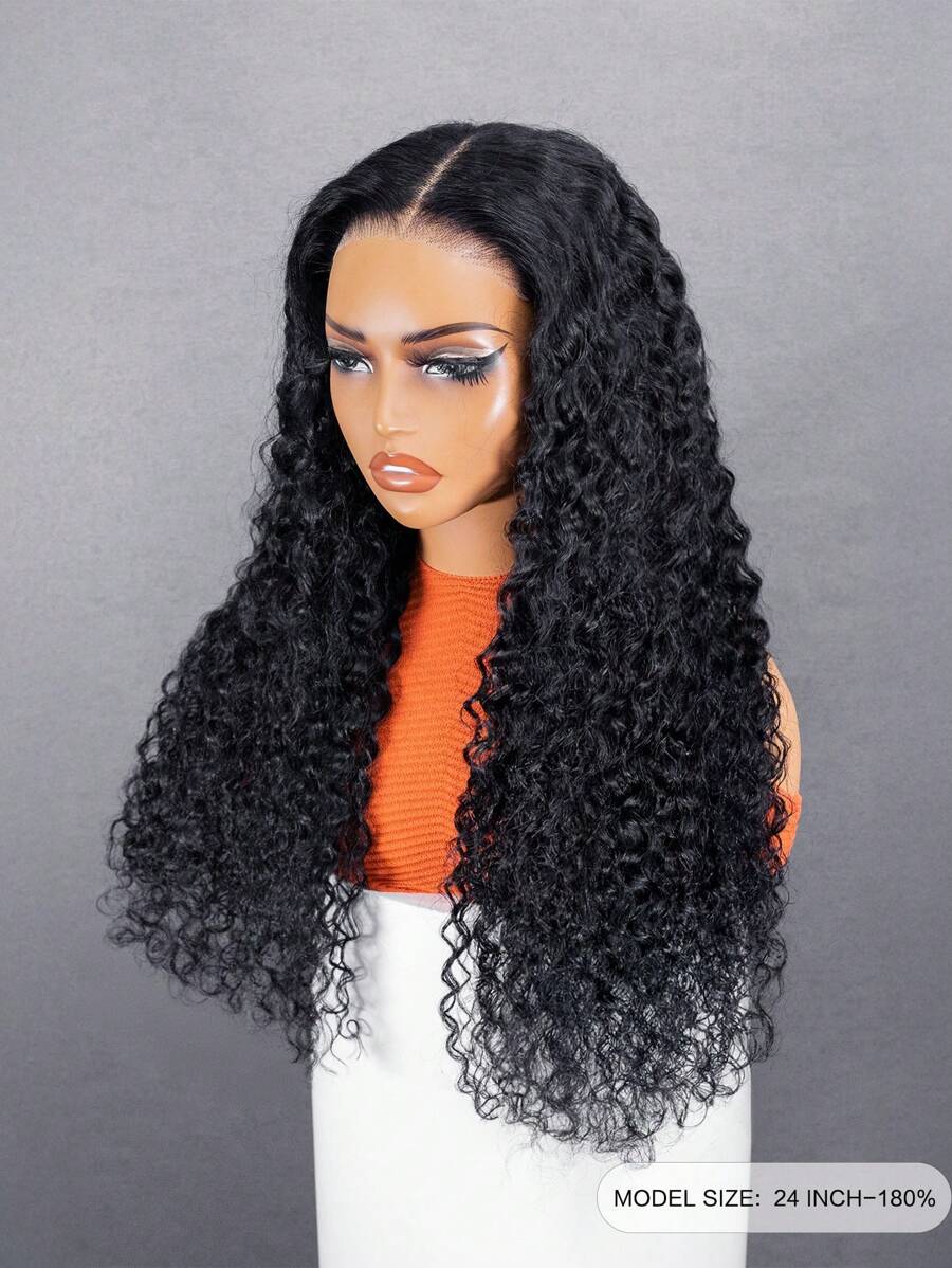 Wear Go 6x4 Transparent Lace Glueless Water Wave Wigs 180% Density 16 ...