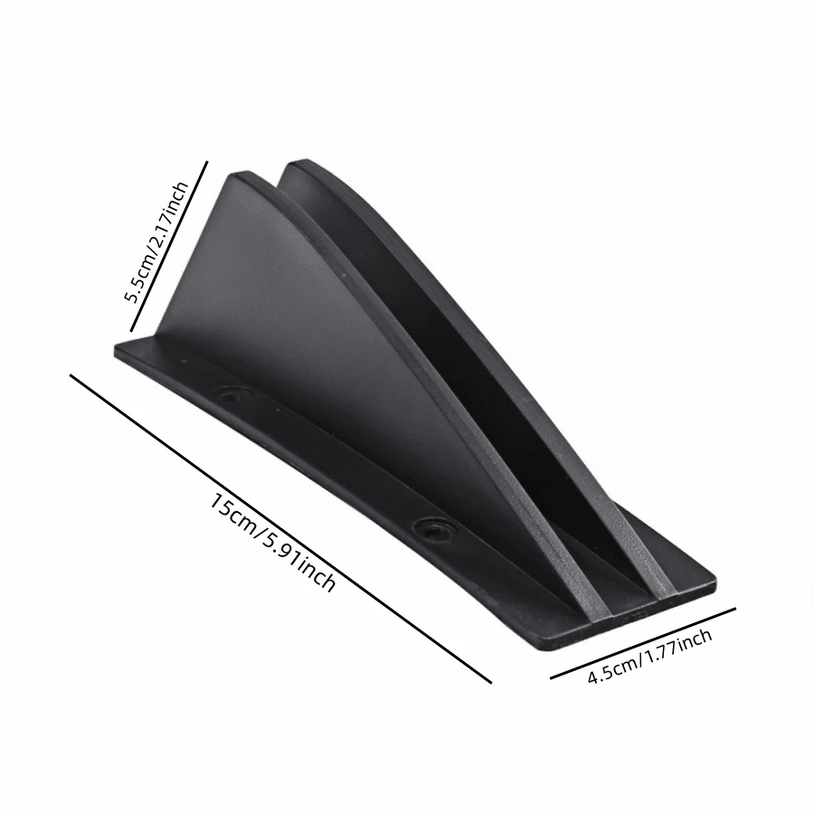 Four Piece Car Modification Universal Rear Spoiler Shark Fin Bumper ...