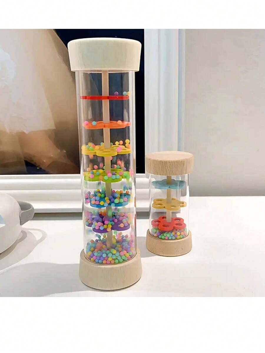 Wooden Rain Sound Chime, Rain Sound Simulator Speaker, Rainbow Timer ...