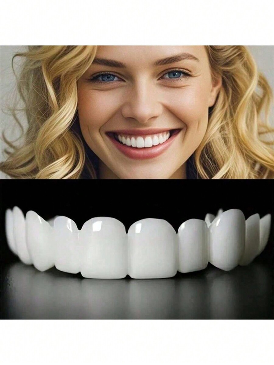 1pc New Upper And Lower Teeth Simulation Braces, Teeth Whitening ...