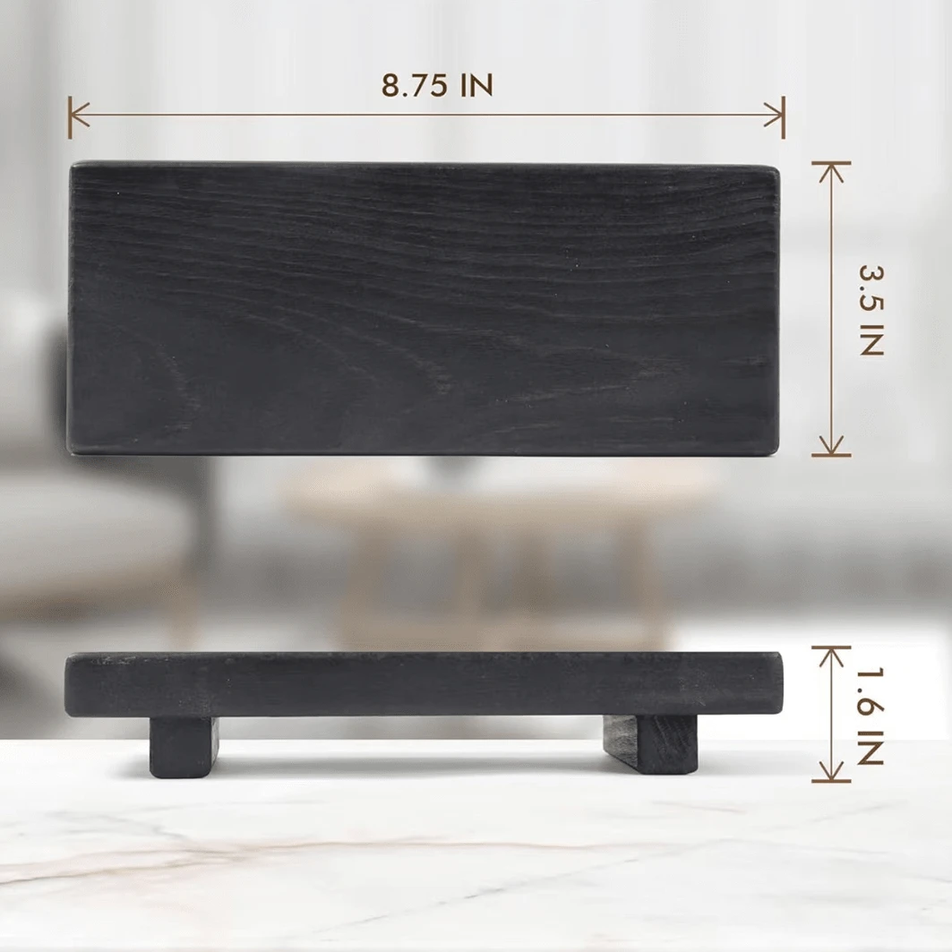 Wooden Bathroom Cosmetic Storage Rack, Wooden Soap Dish ...