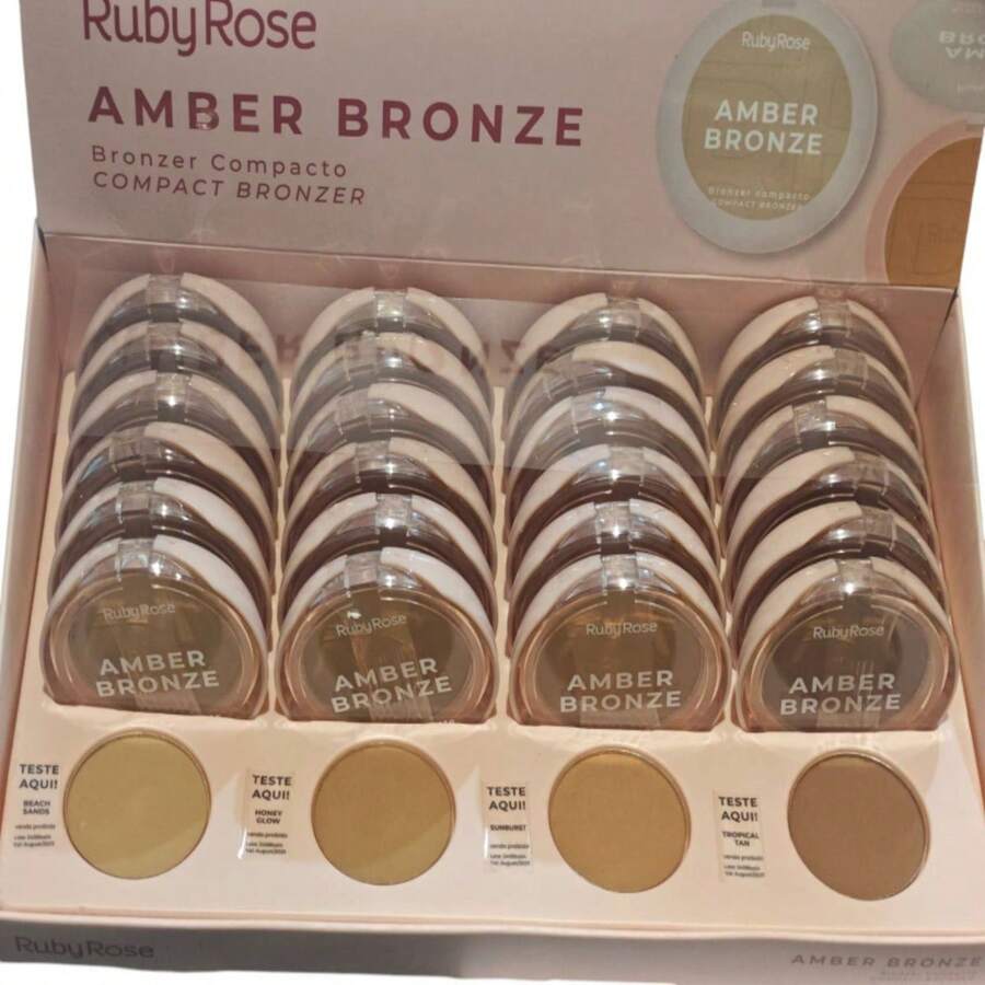 Bronzer Compacto Amber Bronzer Ruby Rose HB-M202 | SHEIN Brasil