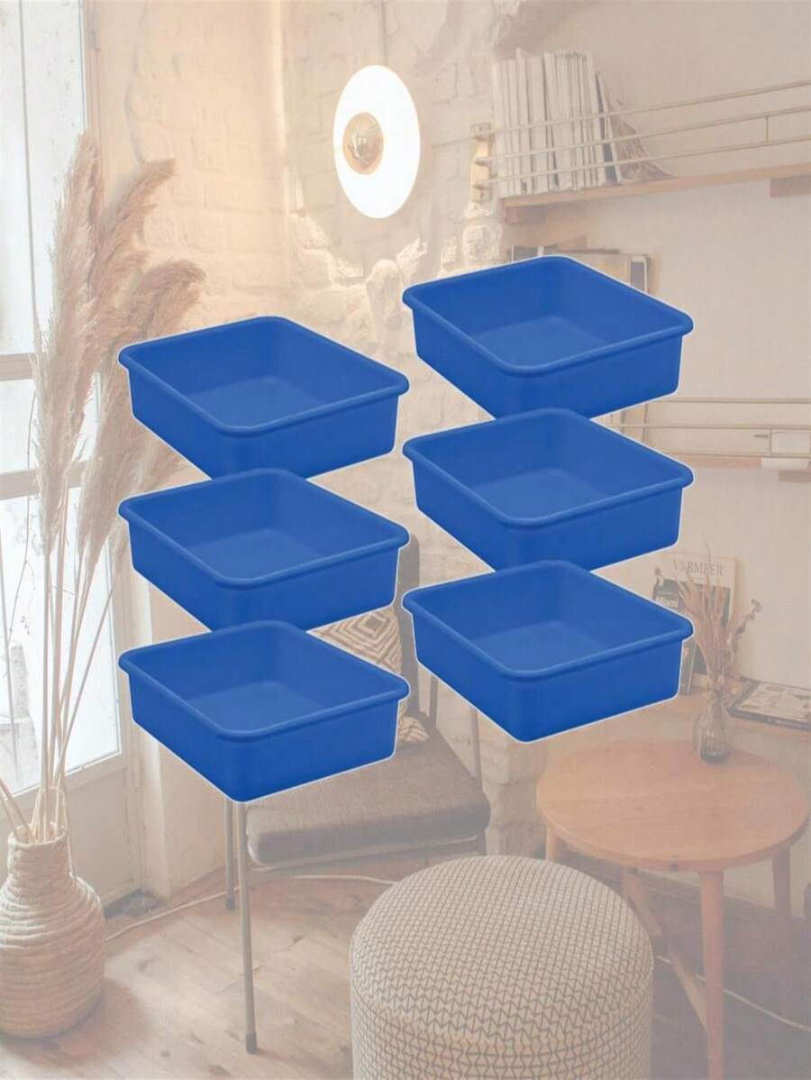 Teacher Created Resources TCR20437-6 Plastic Letter Tray, Blue - Large ...