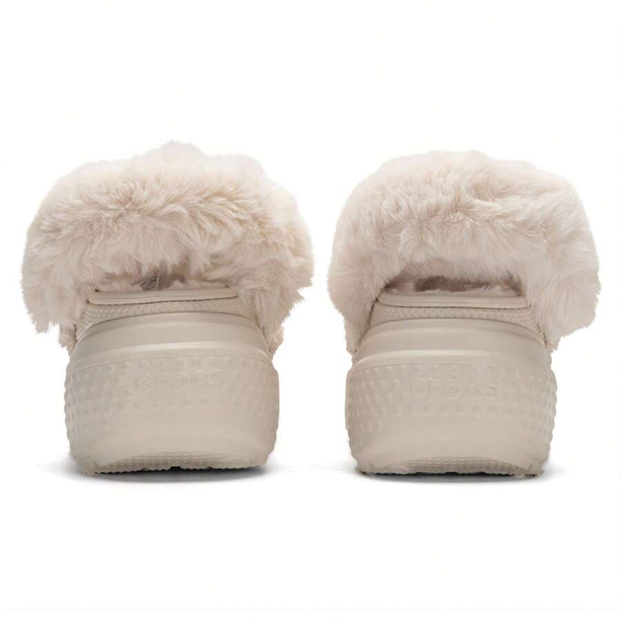 Crocs Snow House Fuzzy Clog Casual Shoes, Lightweight, Fashionable ...