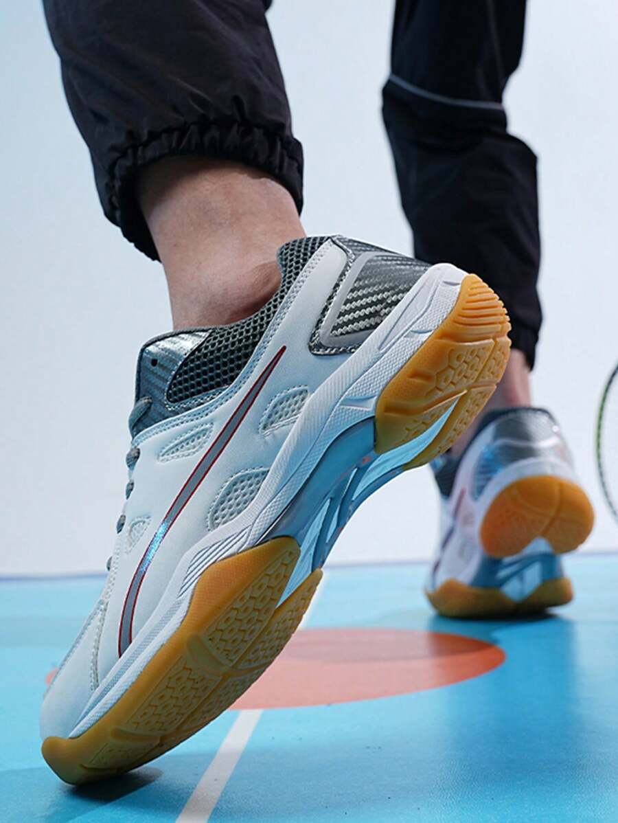 WAZIXIE Men's Badminton Shoes New Professional Mesh Breathable Non-Slip ...