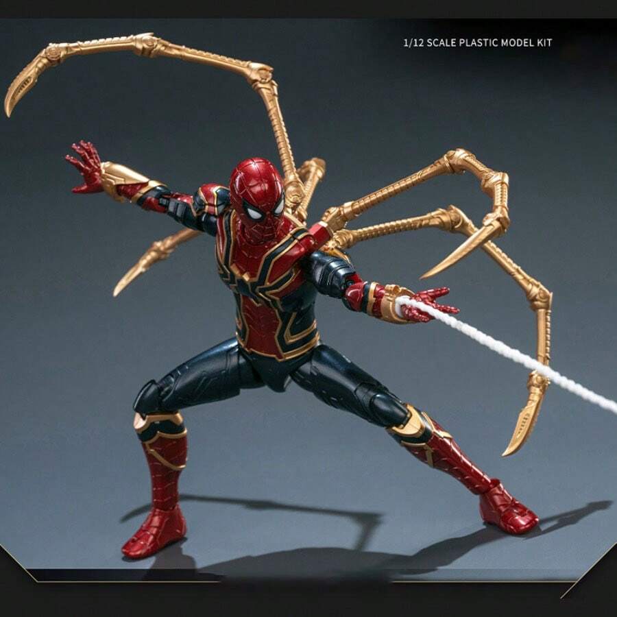 Fond joy 1/12 Scale Infinity Saga Iron Spider Assembly Model Kits, Iron ...