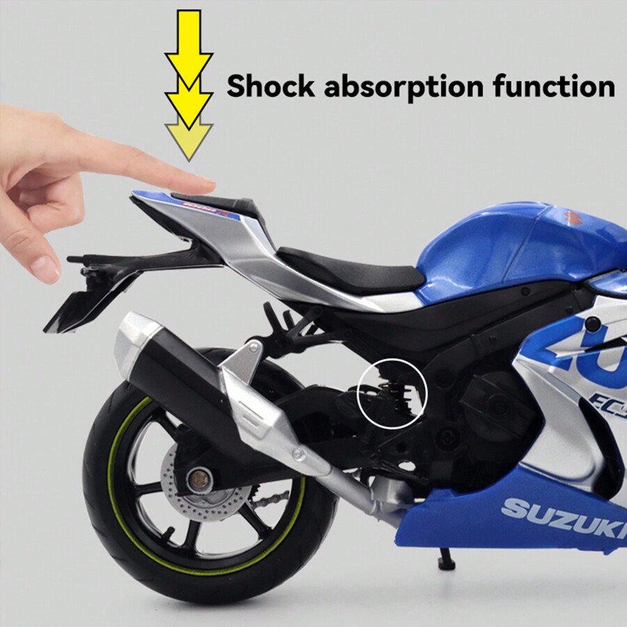 Makeda 1/12 Scale Suzuki GSX-R1000R Diecast Toy Motorcycles,Suzki ...