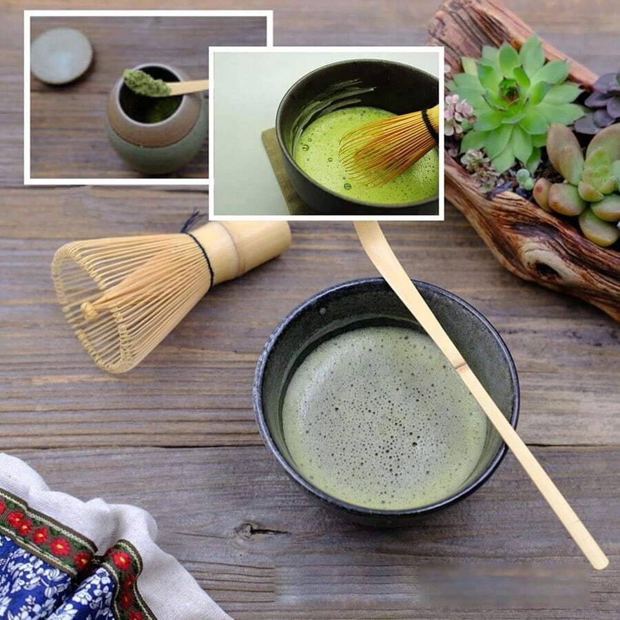Frusta Di Bambù Matcha Haofy Ottanta Viola Teiera In Matcha Di