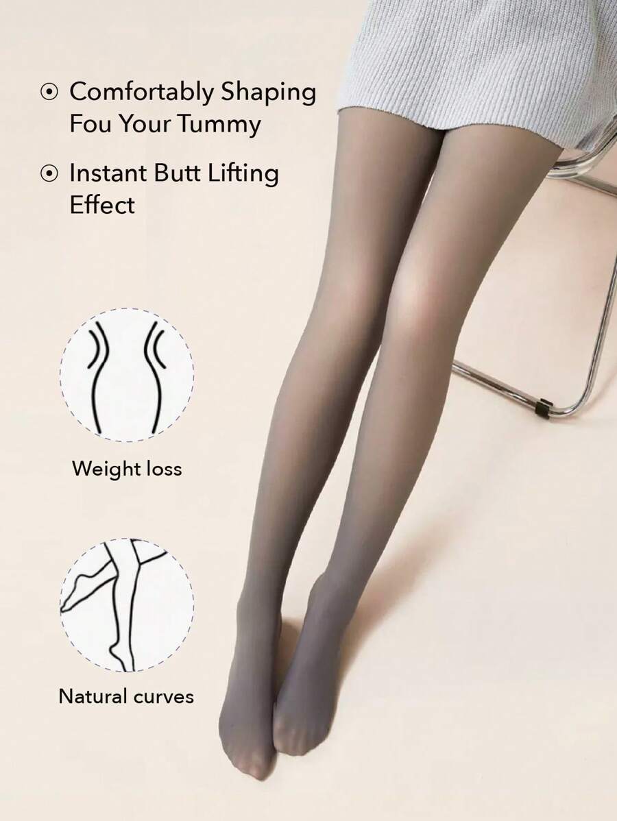 Combinaison thermique en velours avec effet de pénétration de la peau réaliste pour collants de ...