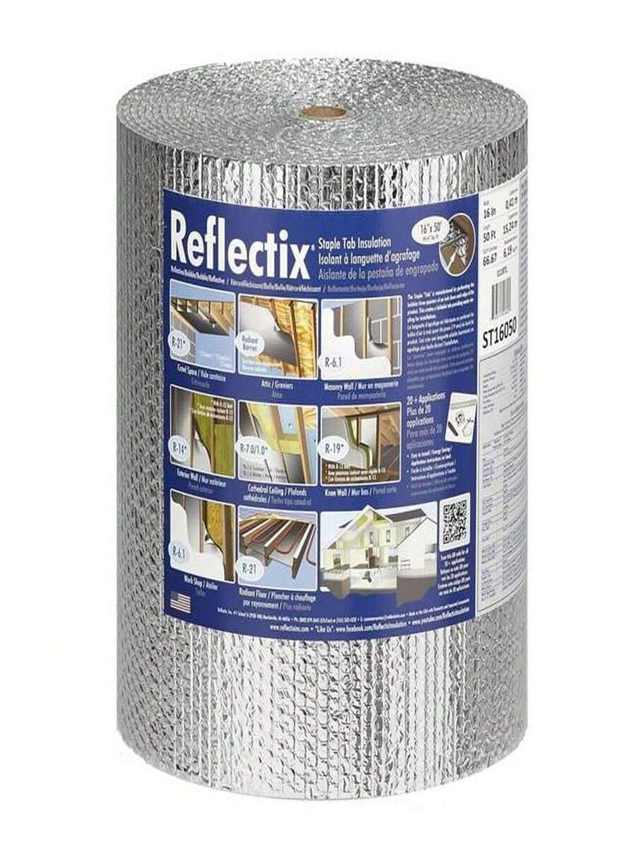 Reflectix 5018763 16 In. X 50 Ft. R-3.7 To R-21 Reflective Radiant ...