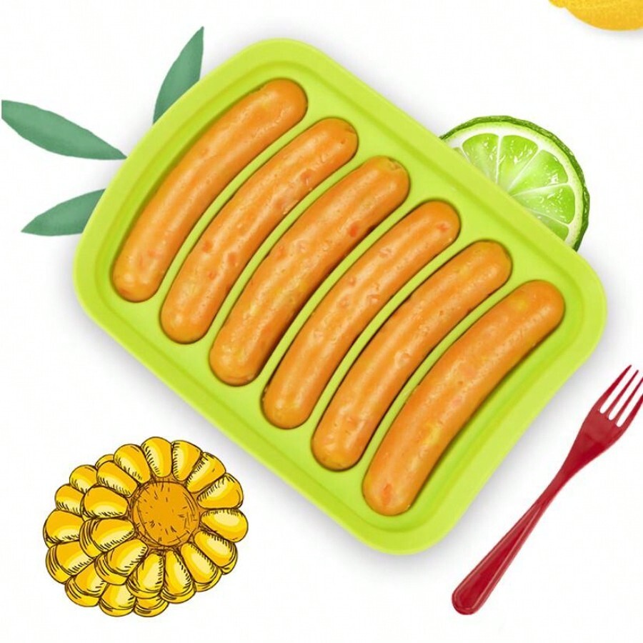 Silicone Hot Dog Sausage Mold Ham Sausage Mold Homemade Diy Baby Food ...