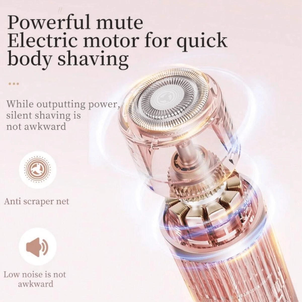 2-In-1 Women's Electric Shaver - Wet & Dry Depilator For Pubic Hair ...