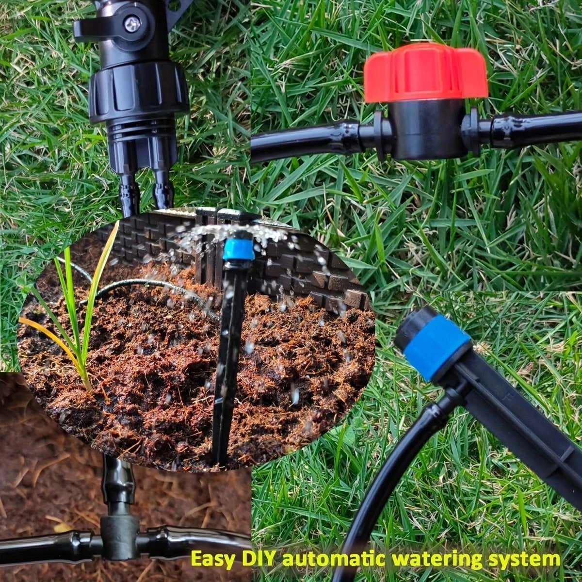Kit di irrigazione a goccia per il giardino - Sistema di irrigazione ...