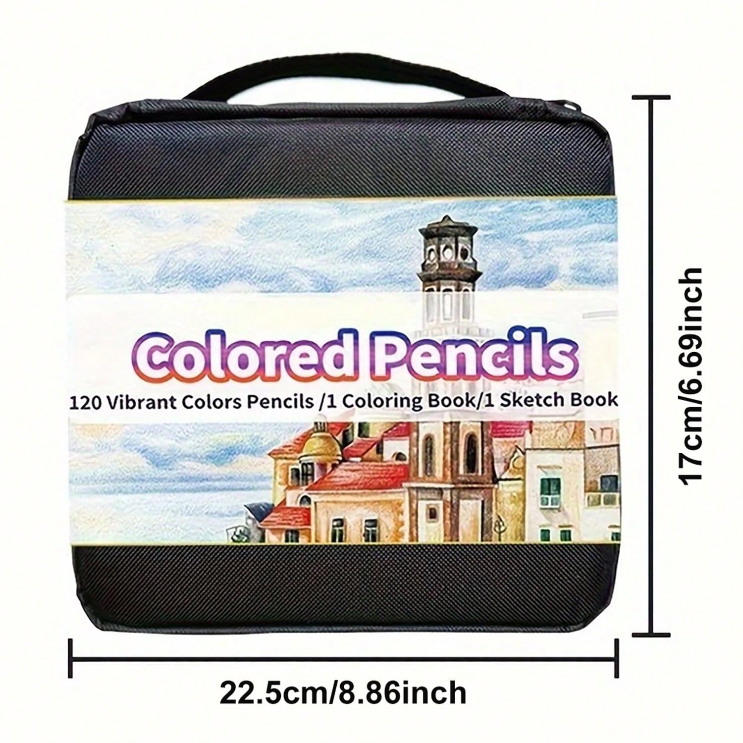 Brutfuner 120 Pcs Colored Pencils Set, Color Pencils With Coloring Book ...