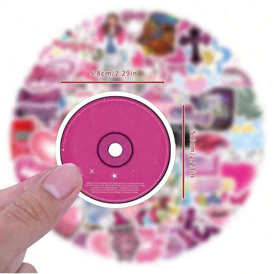 120Pcs Pink Stickers Y2k Stickers 80s 90s Stickers 2000s Stickers Y2k ...