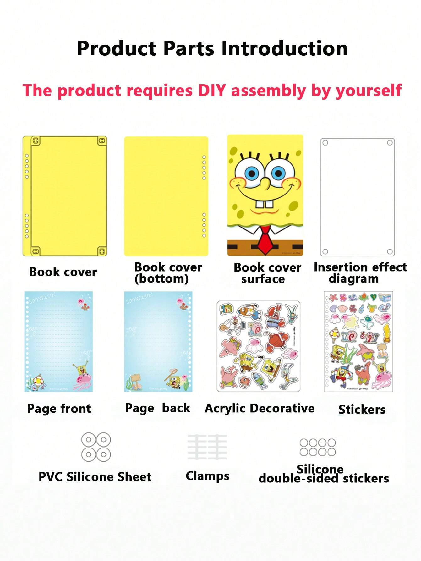 Nickelodeon SpongeBob SquarePants Officially Licensed DIY Reusable ...