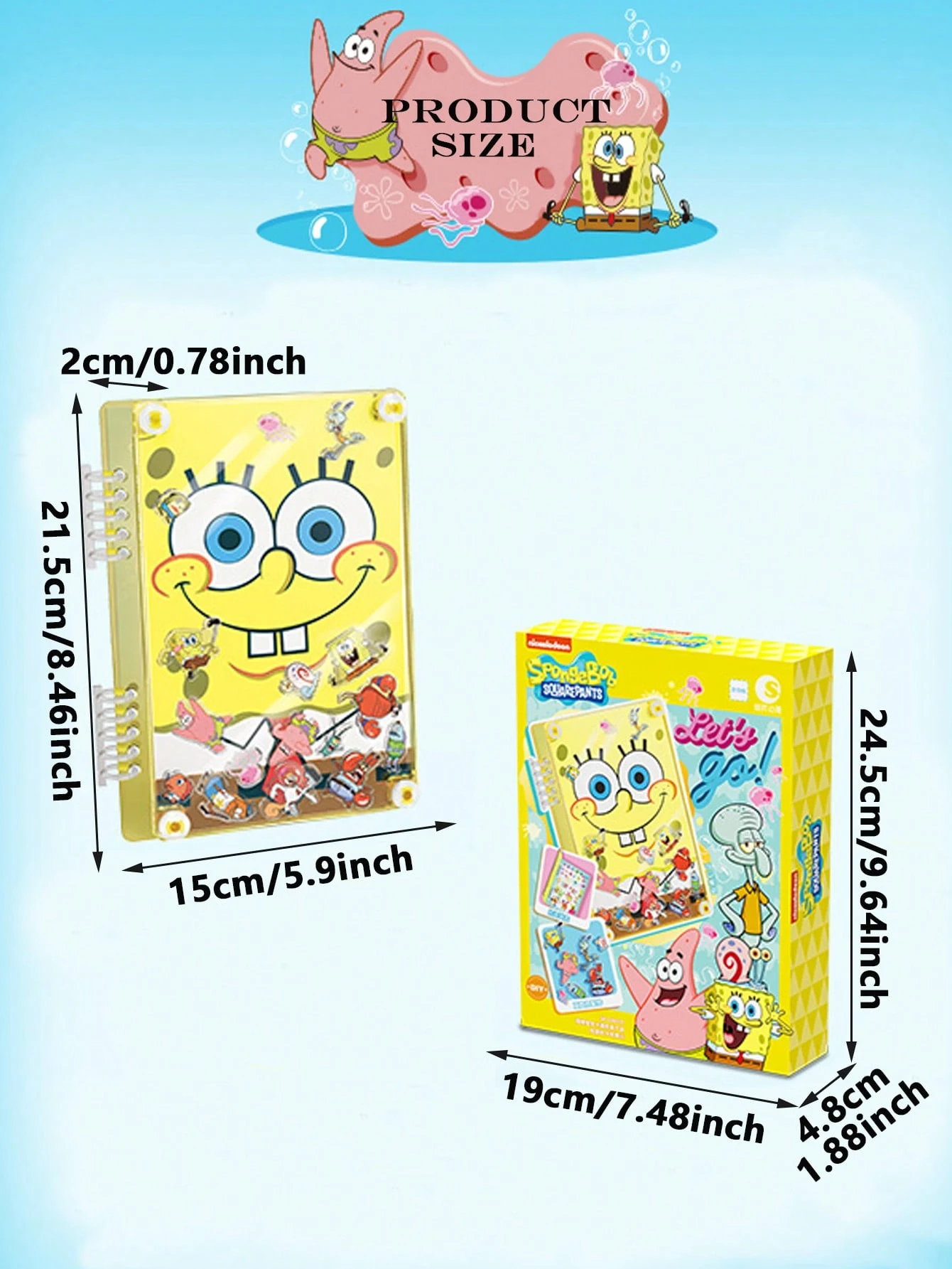 Nickelodeon SpongeBob SquarePants Officially Licensed DIY Reusable ...