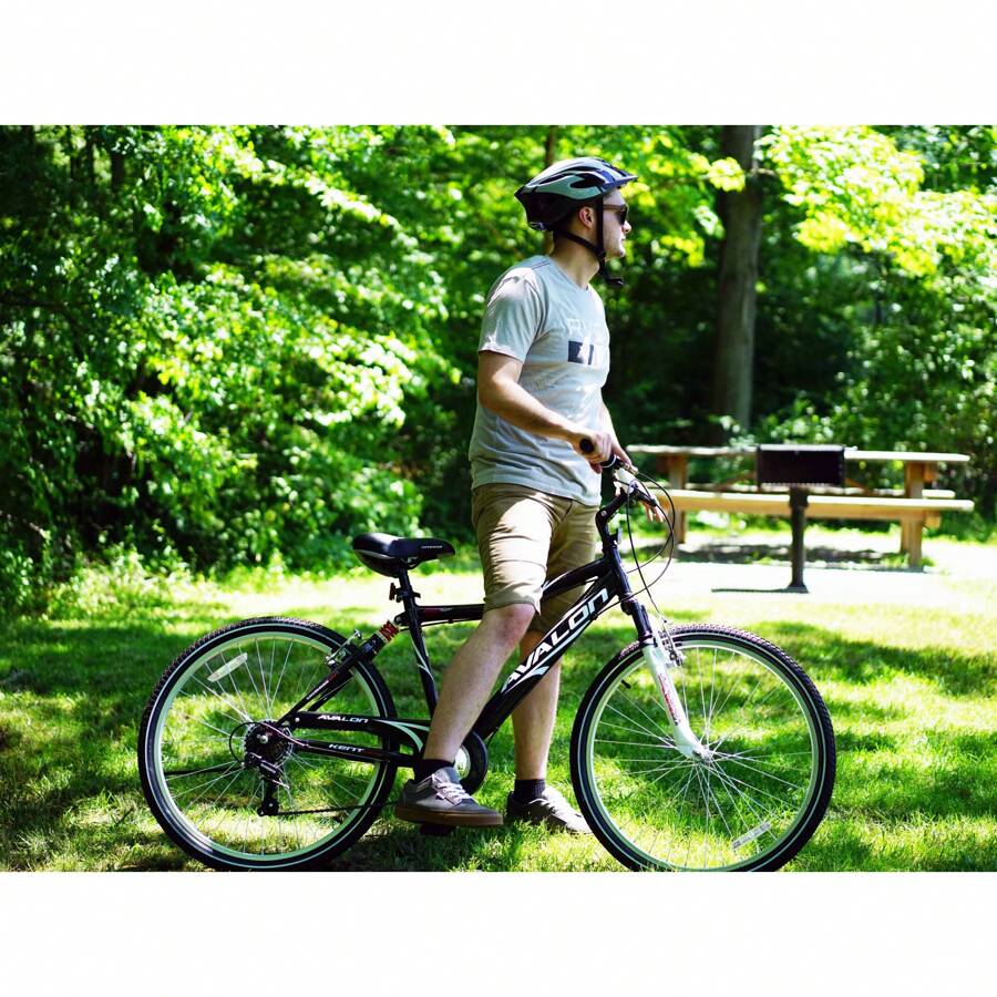 Kent Bicycle 26 In. Avalon Comfort Men's Bike With Full Suspension ...
