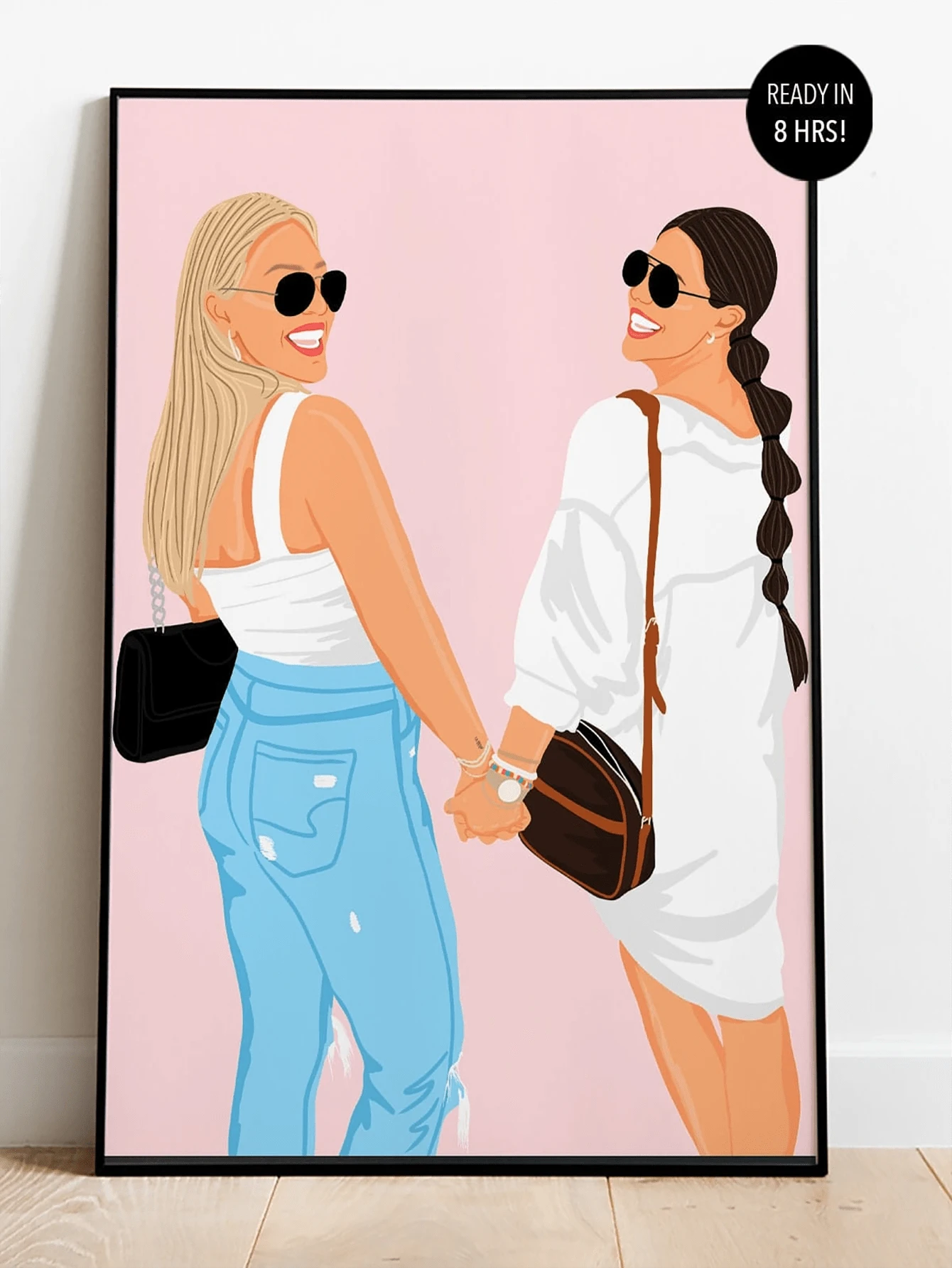 Custom Minimalist Digital Portrait Faceless Illustration ASAP- Faceless ...