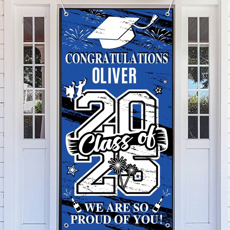 Graduation Party Decorations Graduation Class Of 2025 Door Banner ...