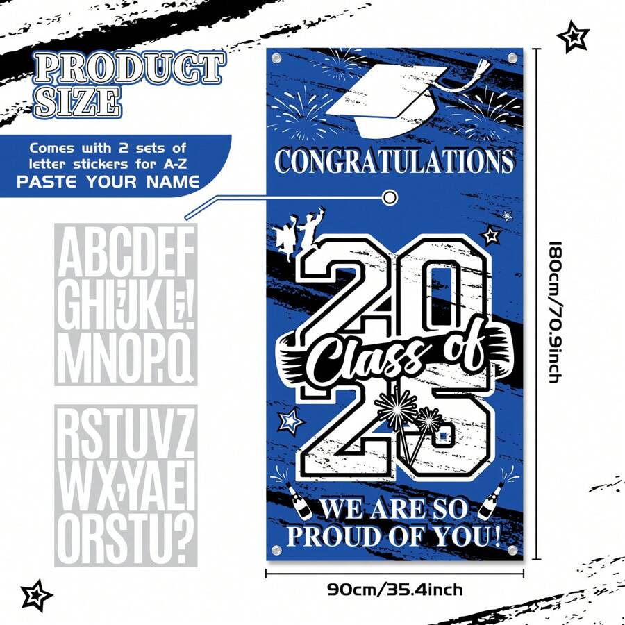 Graduation Party Decorations Graduation Class Of 2025 Door Banner ...