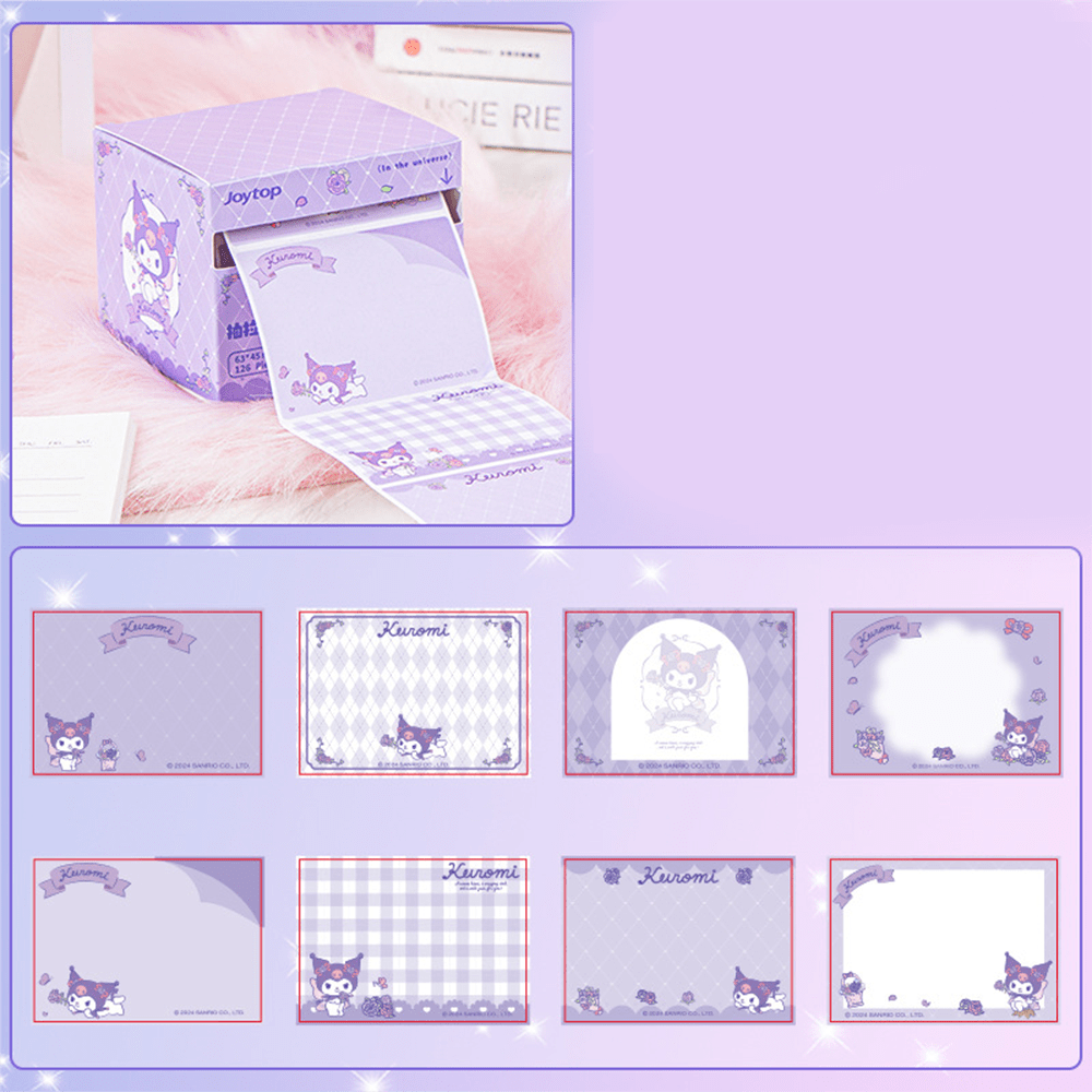 Sanrio Sanrio Hello Kitty & Kuromi & Melody Sticky Notes, Cute Error ...