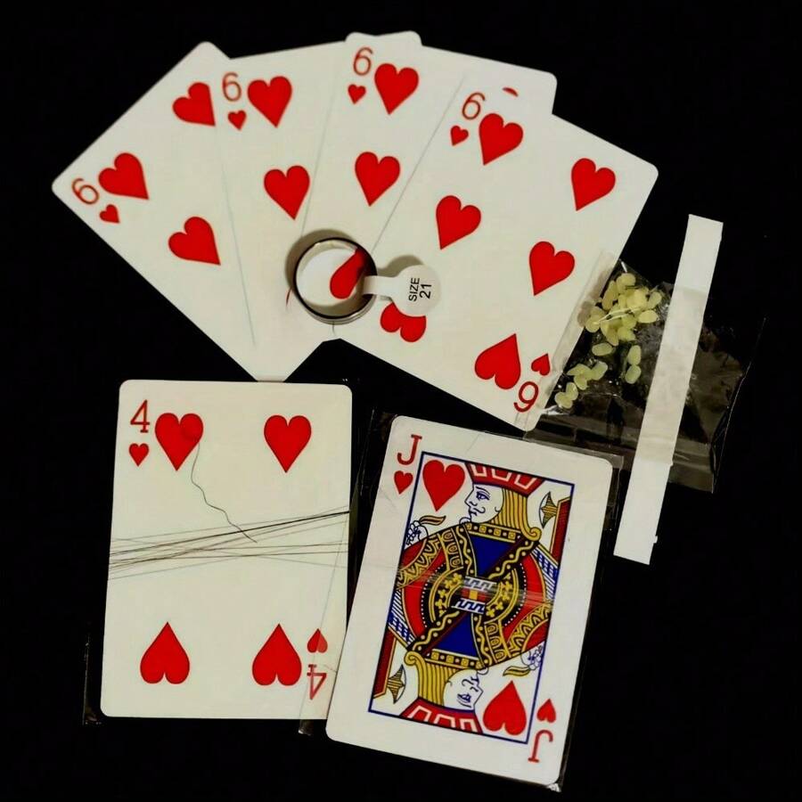 1 Set Of Magic Levitation Rings With Invisible Wire And Wax, Magic ...