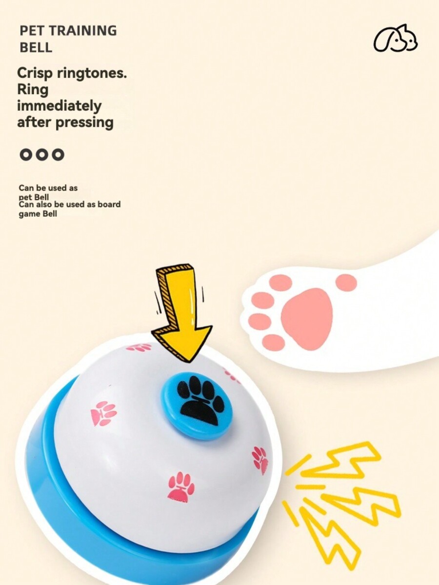 Cat Paw Calling Bell, Training Toy For Pets, Interactive Hand Clap Bell ...