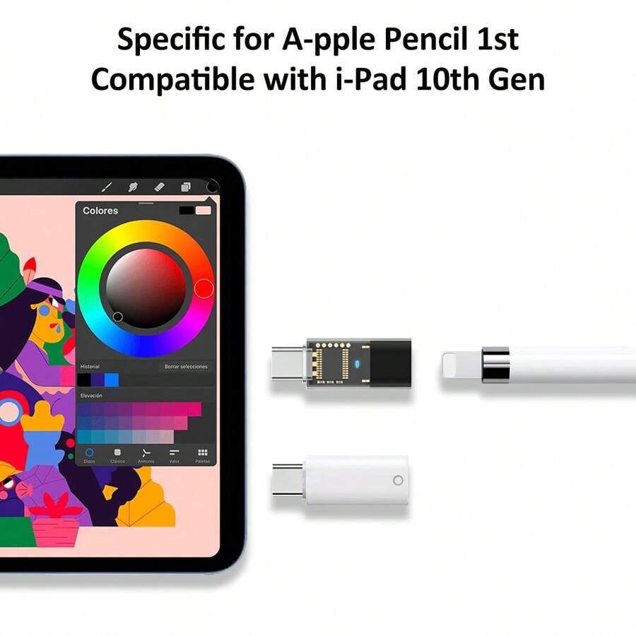 USB C Pencil Adapter Type-C Naar IPencil Oplader Compatibel Met Apple ...