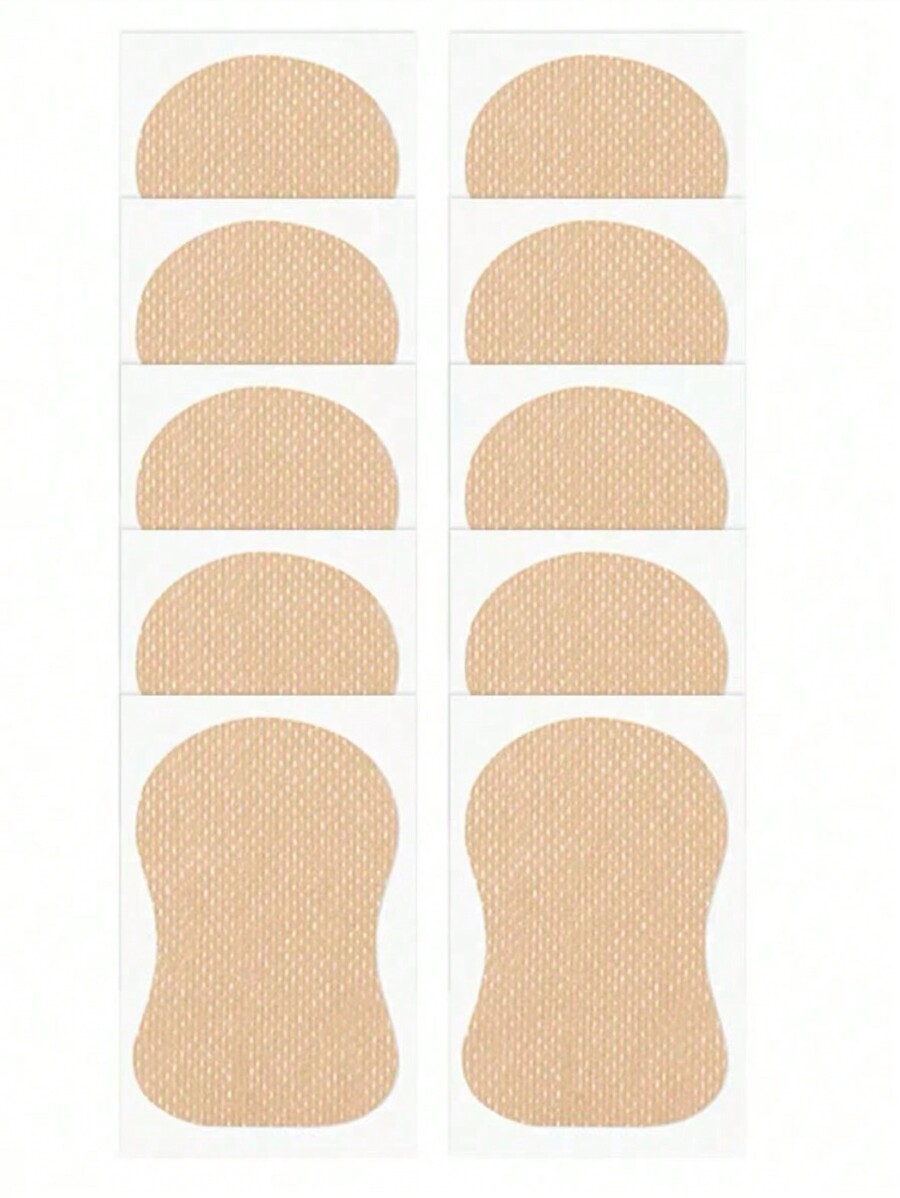 10 Pcs/Pack Sweat Absorbing Pads For Armpits, Summer Anti-Sweat Thin ...
