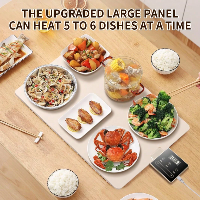 Home Electric Heated Warming Plate, With Fast Heating And Flexible ...