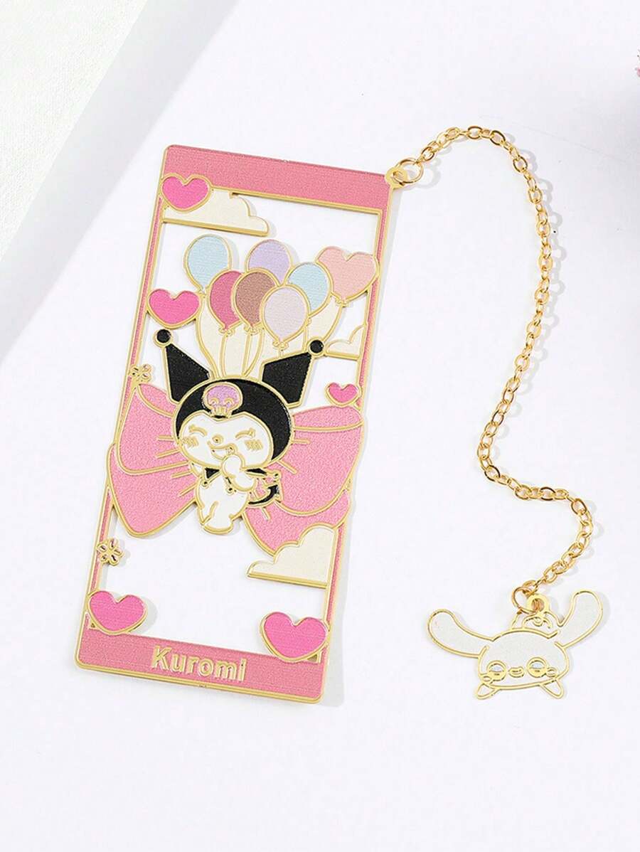 Sanrio Sanrio Cartoon Metal Bookmark, Kuromi Design Book Clip, Anime ...