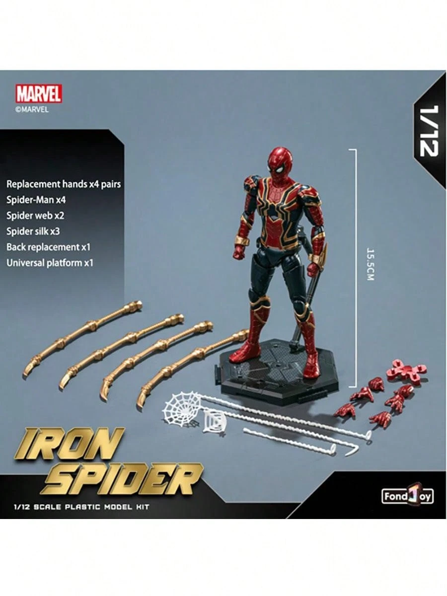 Fond joy Fondjoy 1/12 Iron Spider Assembly Model Kits, Iron Spider ...