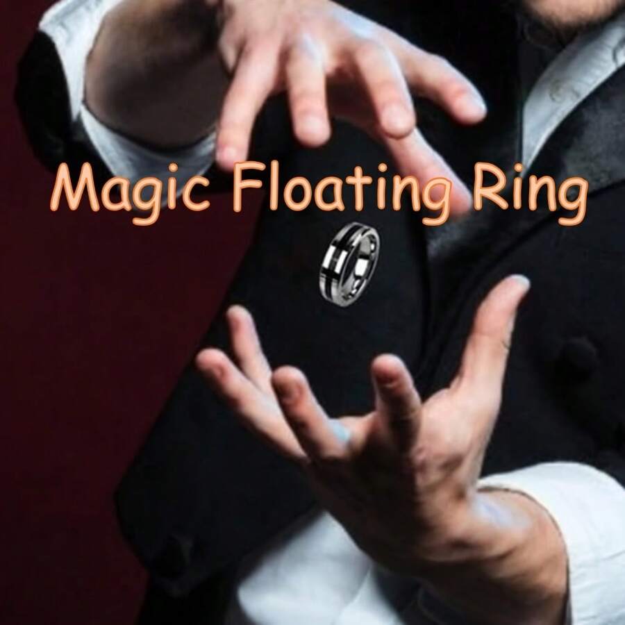 1 Set Of Magic Levitation Rings With Invisible Wire And Wax, Magic ...