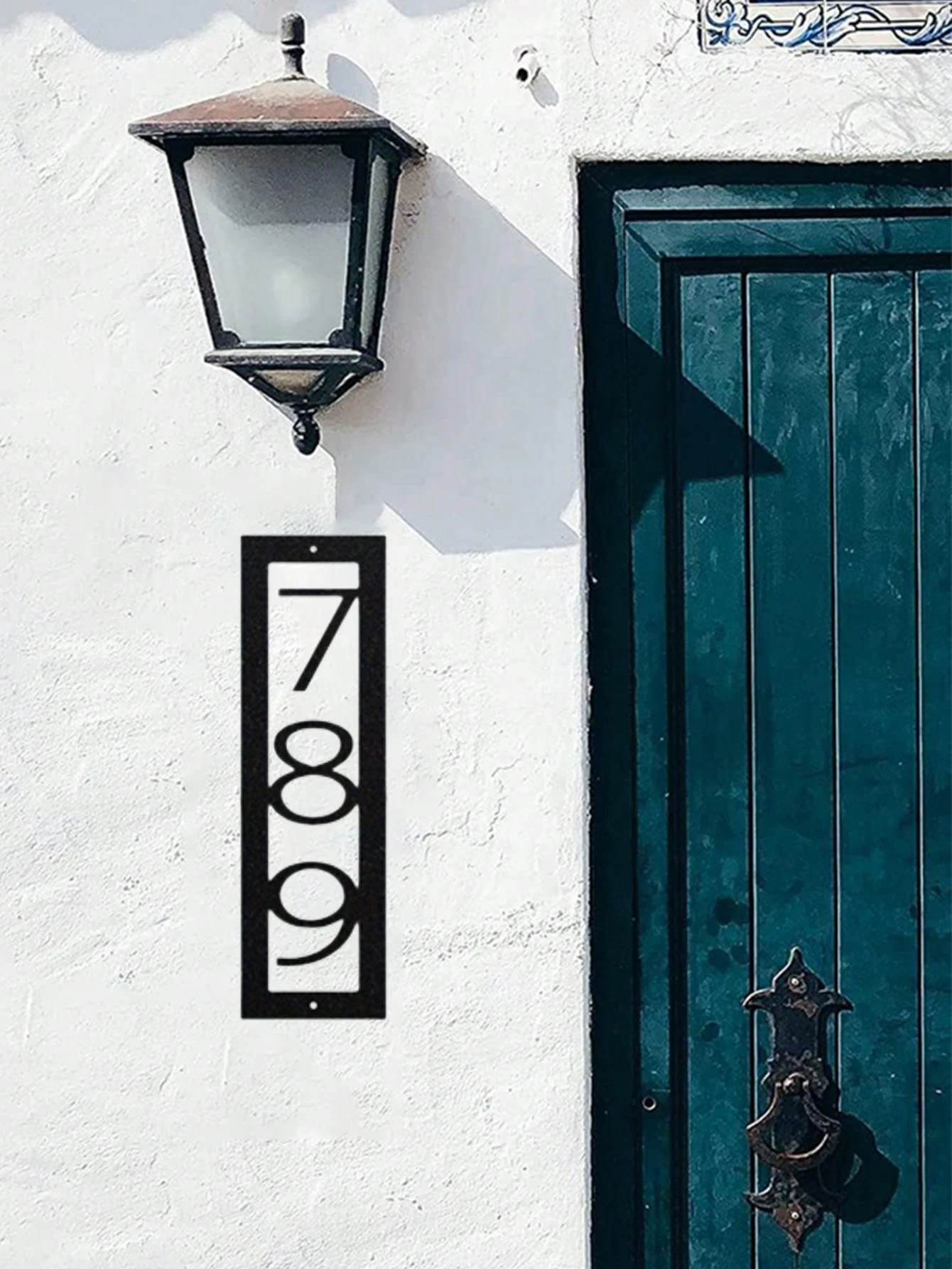 CIFbuy 1 pièce Plaque numéro de maison verticale moderne | Plaque d ...