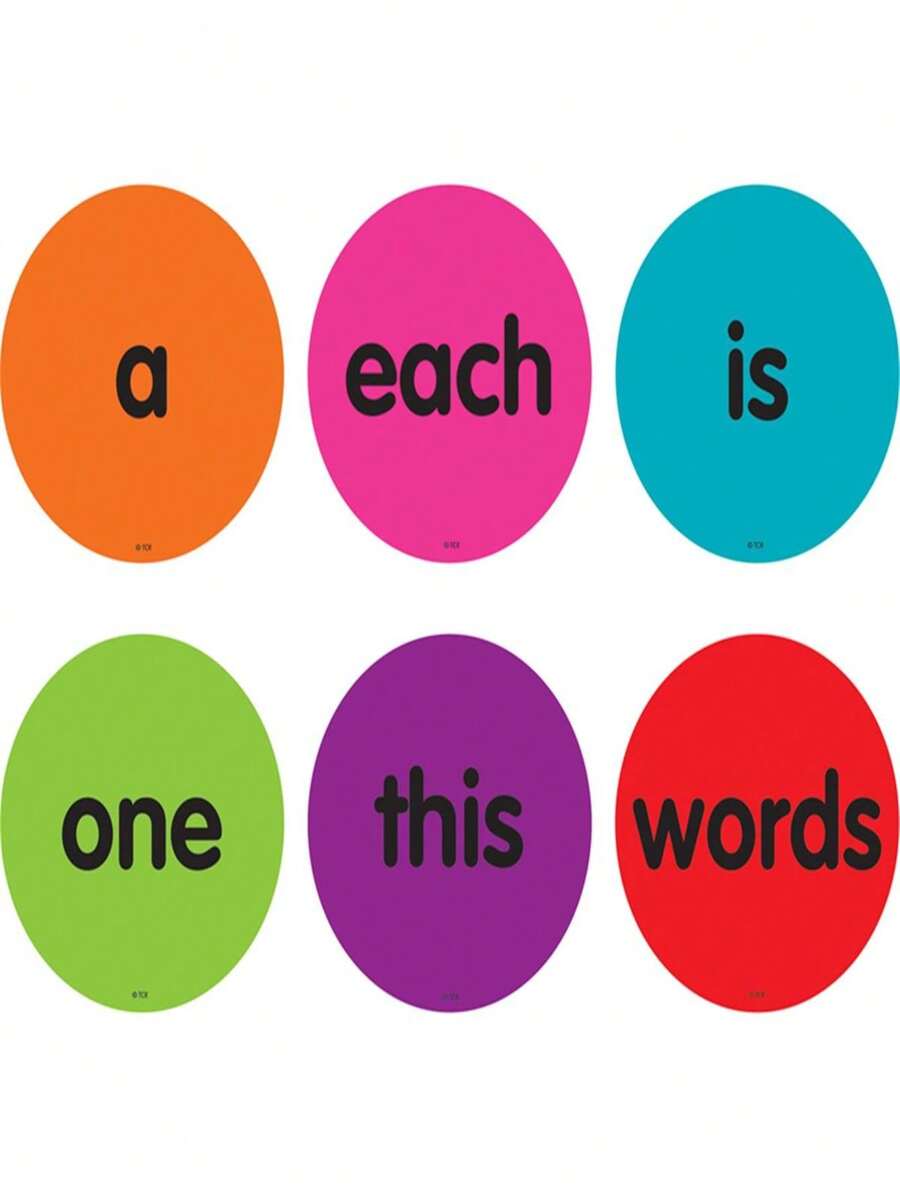 Teacher Created Resources TCR77499 Sight Words 1-50 Carpet Markers For ...