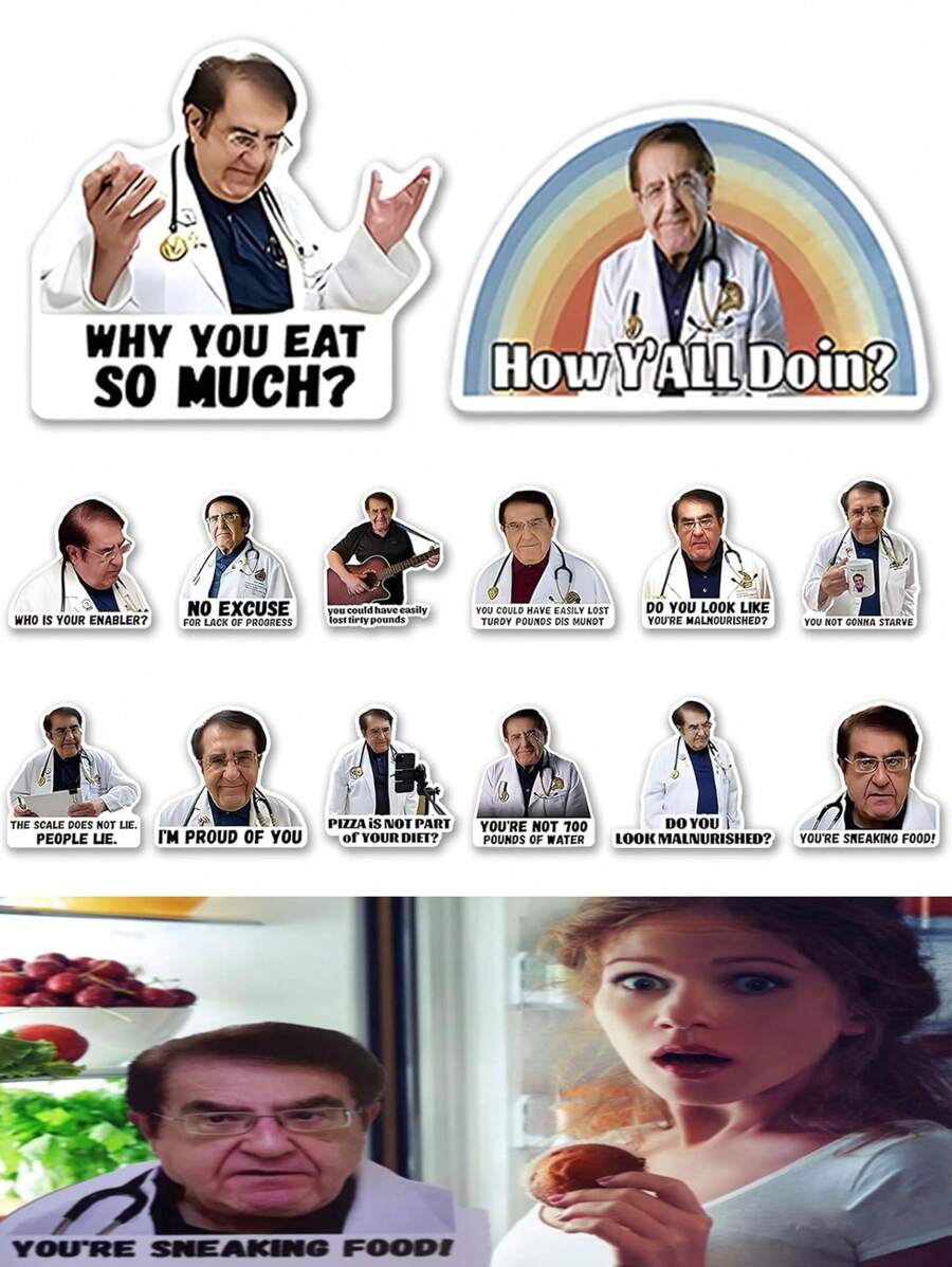 Dr Now Magnets, Funny Dr. Nowzaradan Fridge Magnets For Kitchen And ...